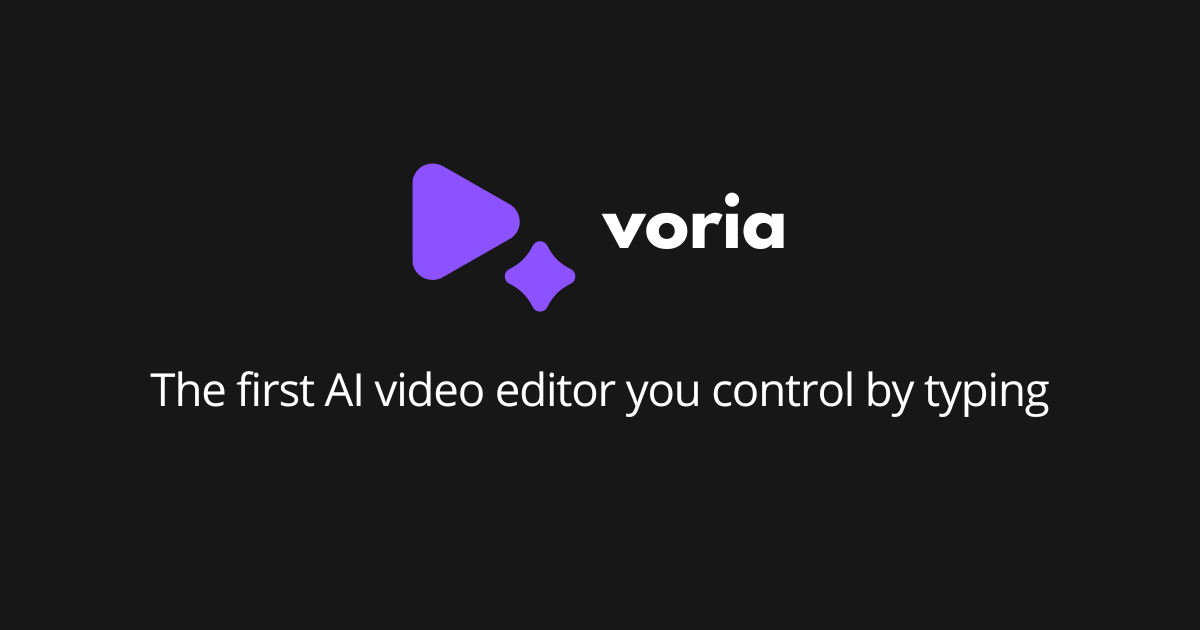 Voria AI - AI Video Editor